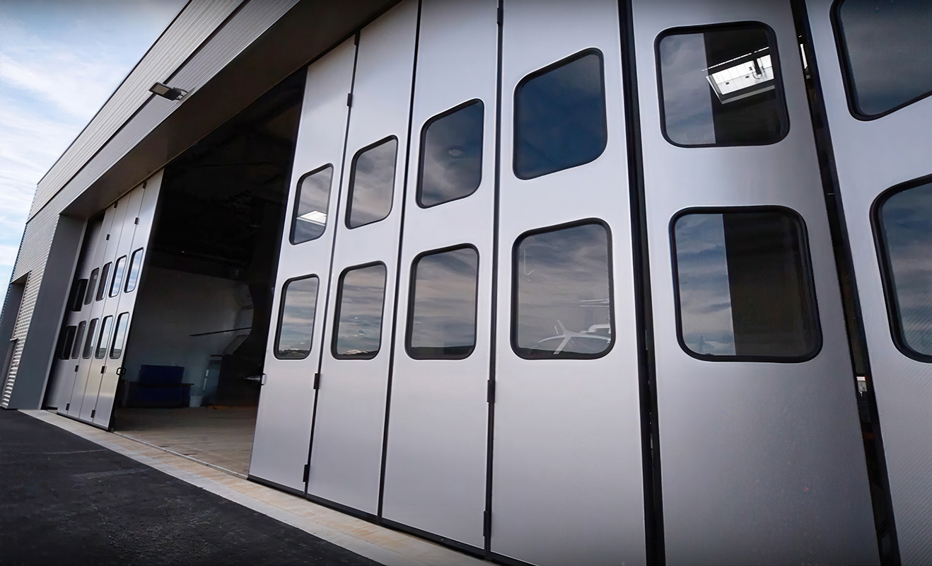 Aircraft & Helicopter Hangar Doors. Hangar Door Specialists.
